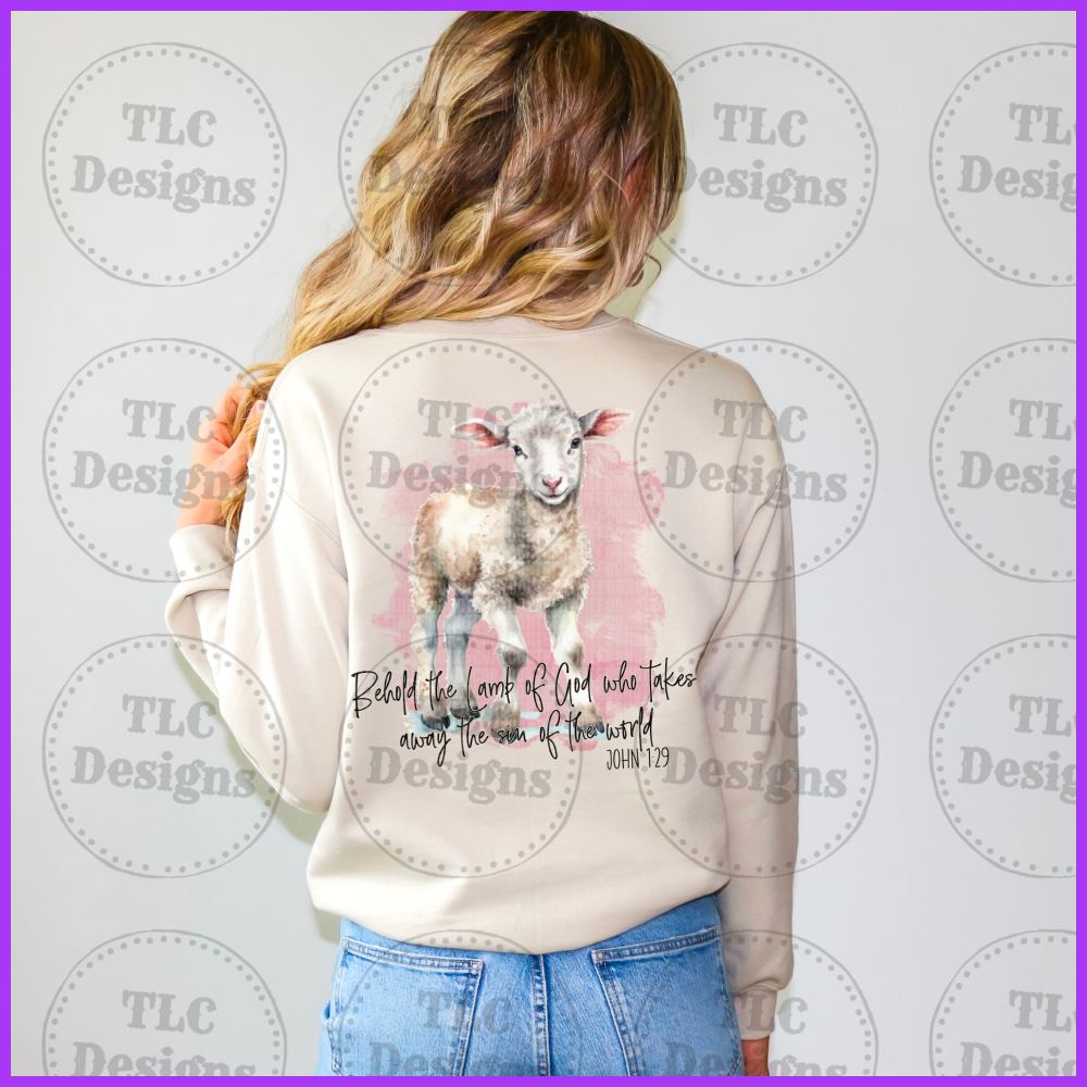 Behold the lamb of God – TLC Designs and Customs, LLP