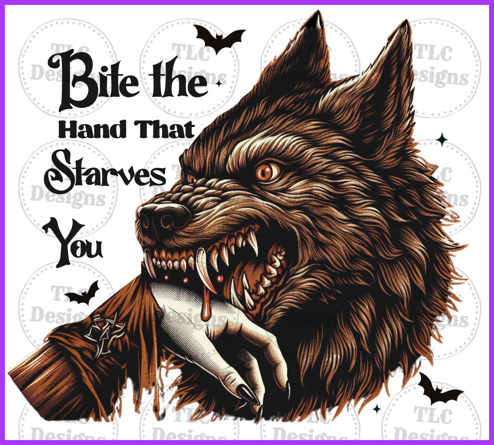 Bite the Hand Wolf – TLC Designs and Customs, LLP