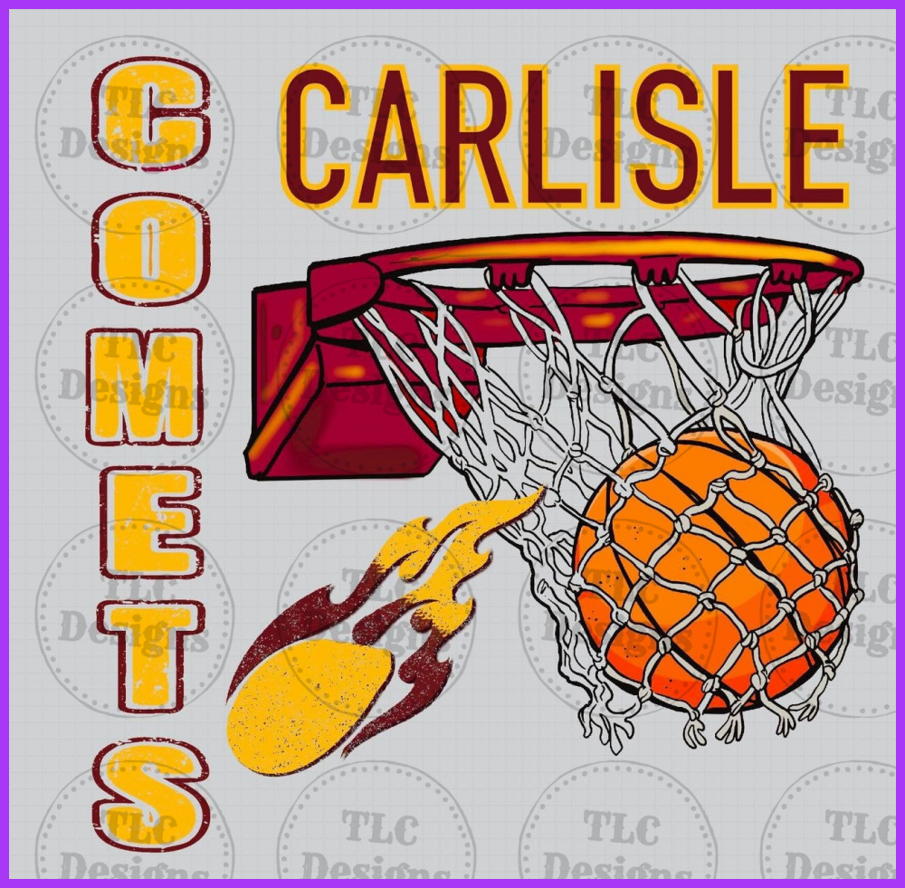 carlisle comets basketball – TLC Designs and Customs, LLP