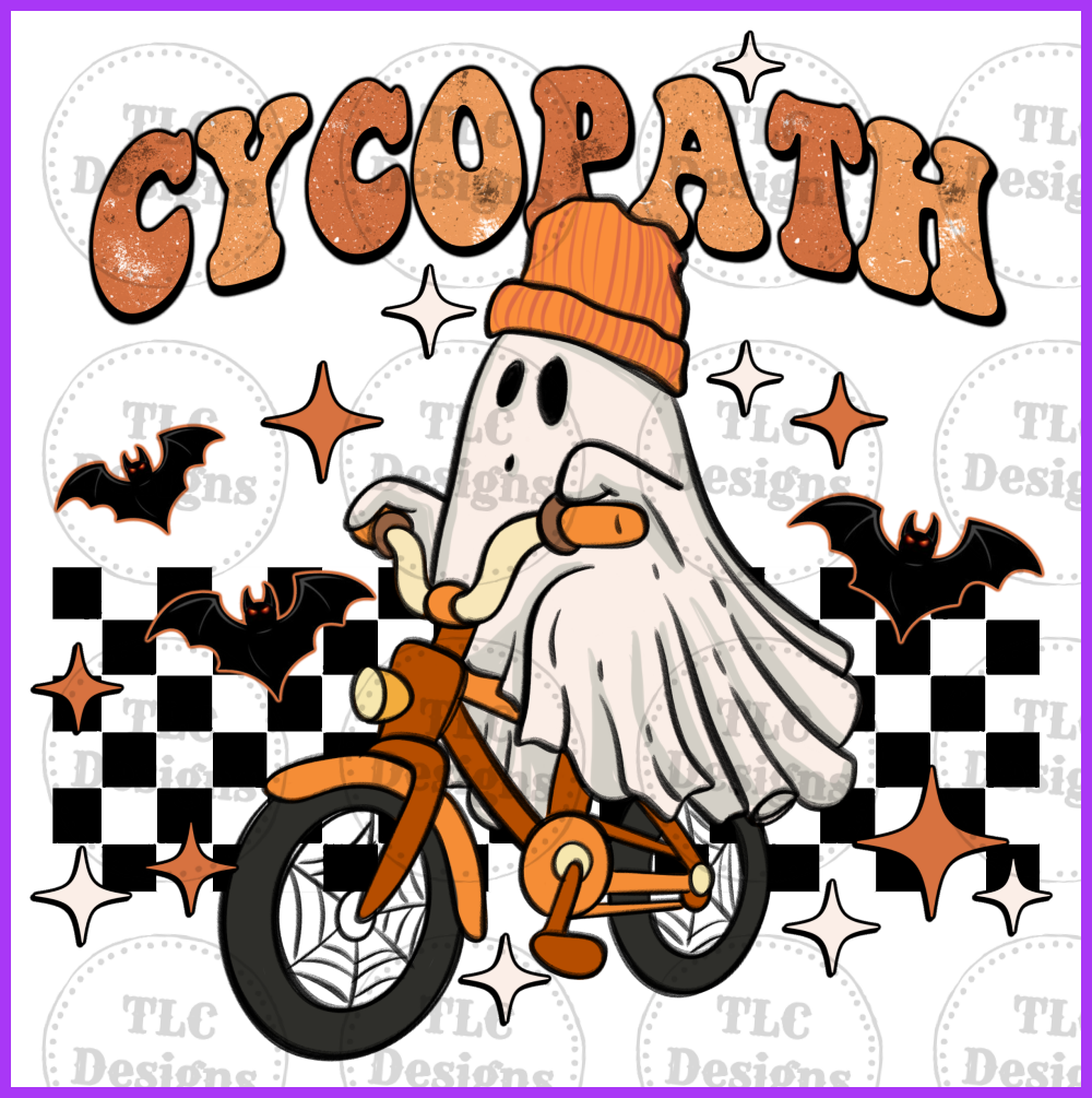 Cycopath Halloween Ghost Boo – TLC Designs and Customs, LLP