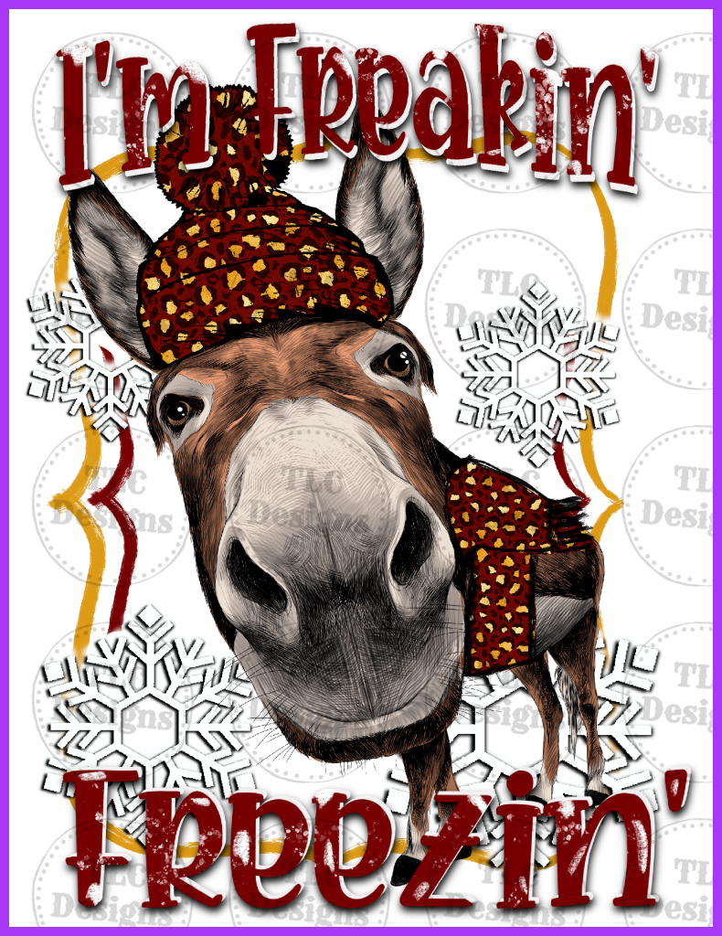 Donkey Freakin Freezin – TLC Designs and Customs, LLP