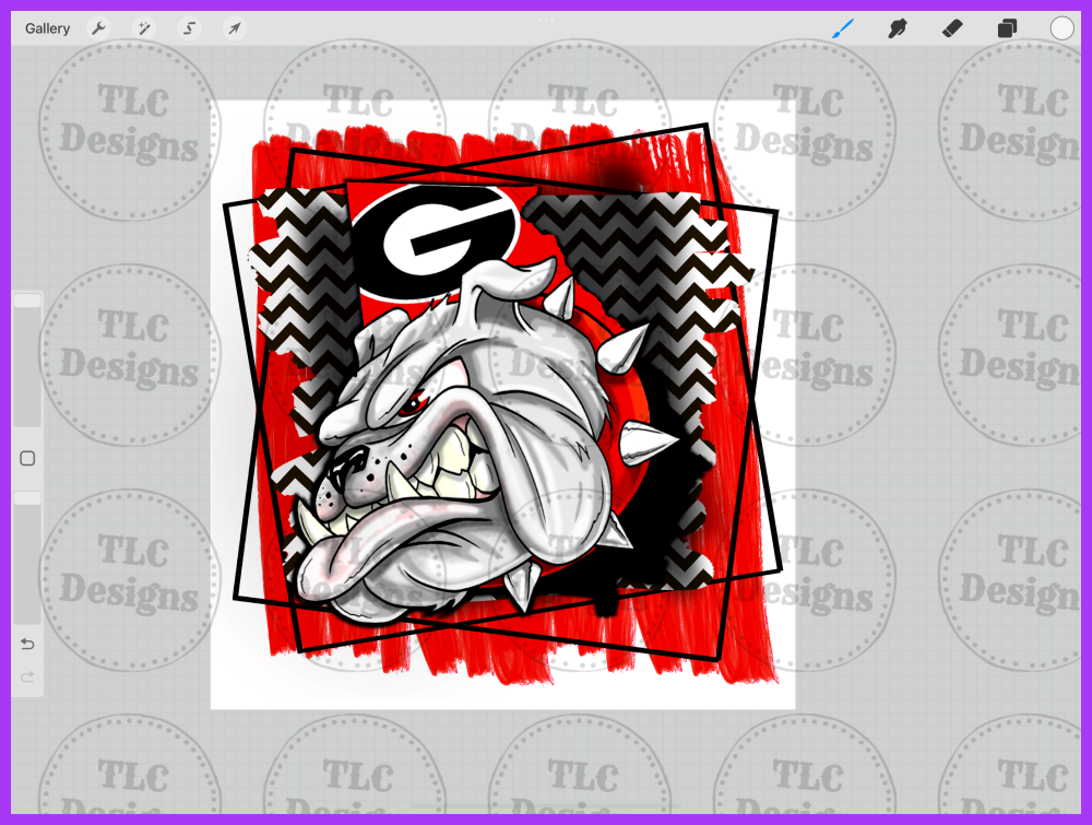 Ga bull dogs – TLC Designs and Customs, LLP