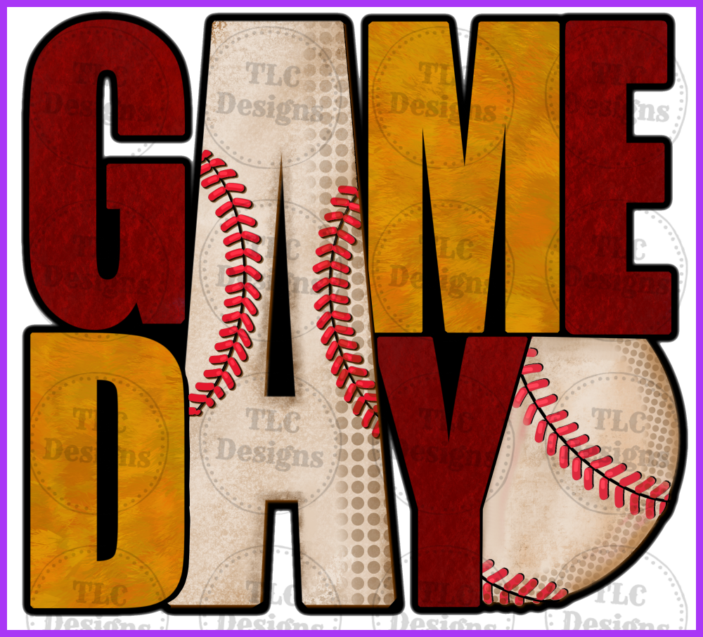 Gameday Baseball Add color combo in notes – TLC Designs and Customs, LLP