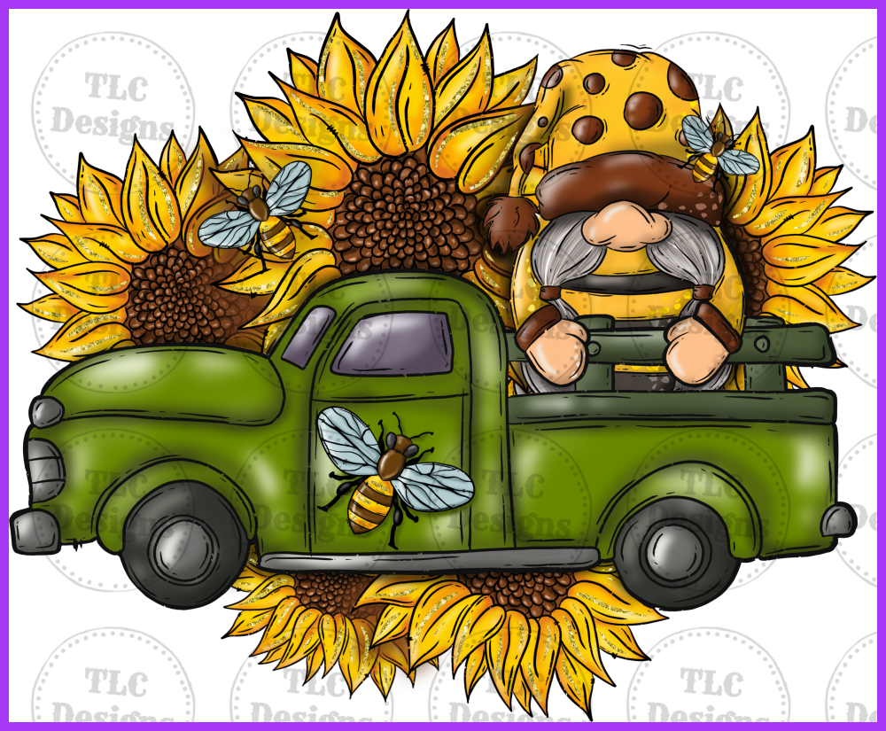 Gnome with the bees – TLC Designs and Customs, LLP