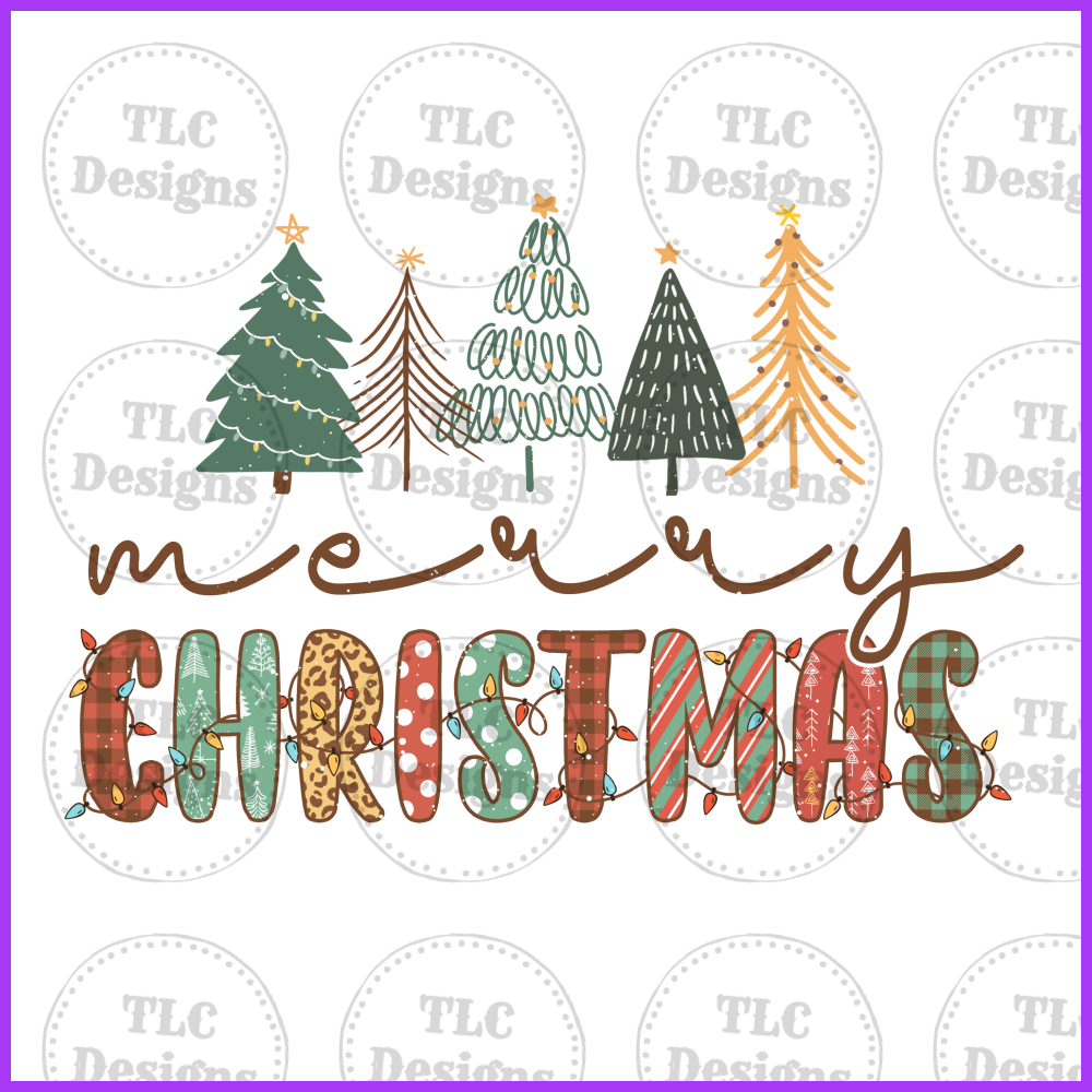 Retro Merry Christmas – TLC Designs and Customs, LLP