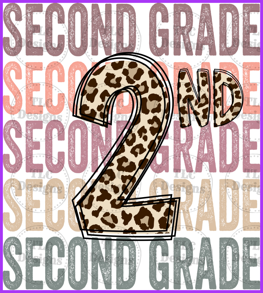 Second Grade Boho with Leopard – TLC Designs and Customs, LLP