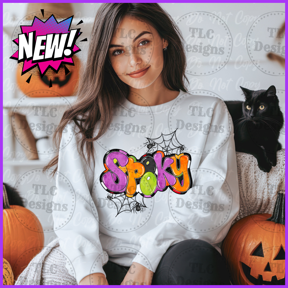 Spooky Retro Doodle – TLC Designs and Customs, LLP